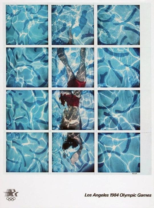 Los Angeles Olympic Games Poster by David Hockney, 1984 for sale at Pamono