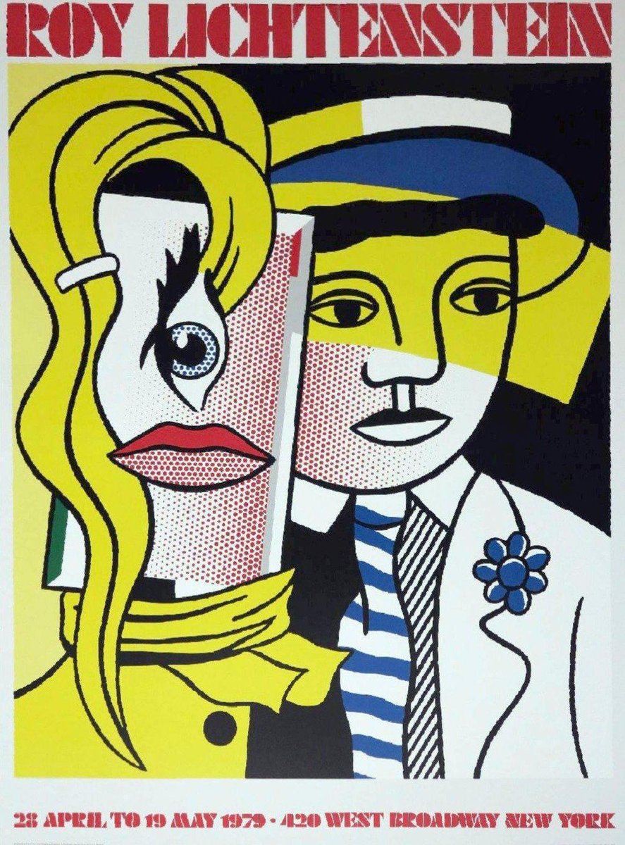 West Broadway Poster from Roy Lichtenstein, 1979 for sale at Pamono