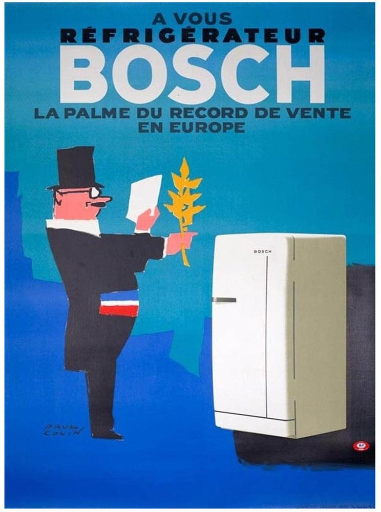 Poster from Bosch, 1963 for sale at Pamono