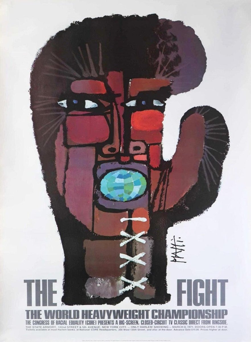 The Fight Muhammad Ali vs Joe Frazier Poster, 1971 for sale at Pamono