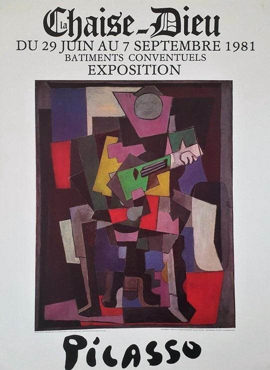 Pablo Picasso God Chair Poster, 1981 for sale at Pamono
