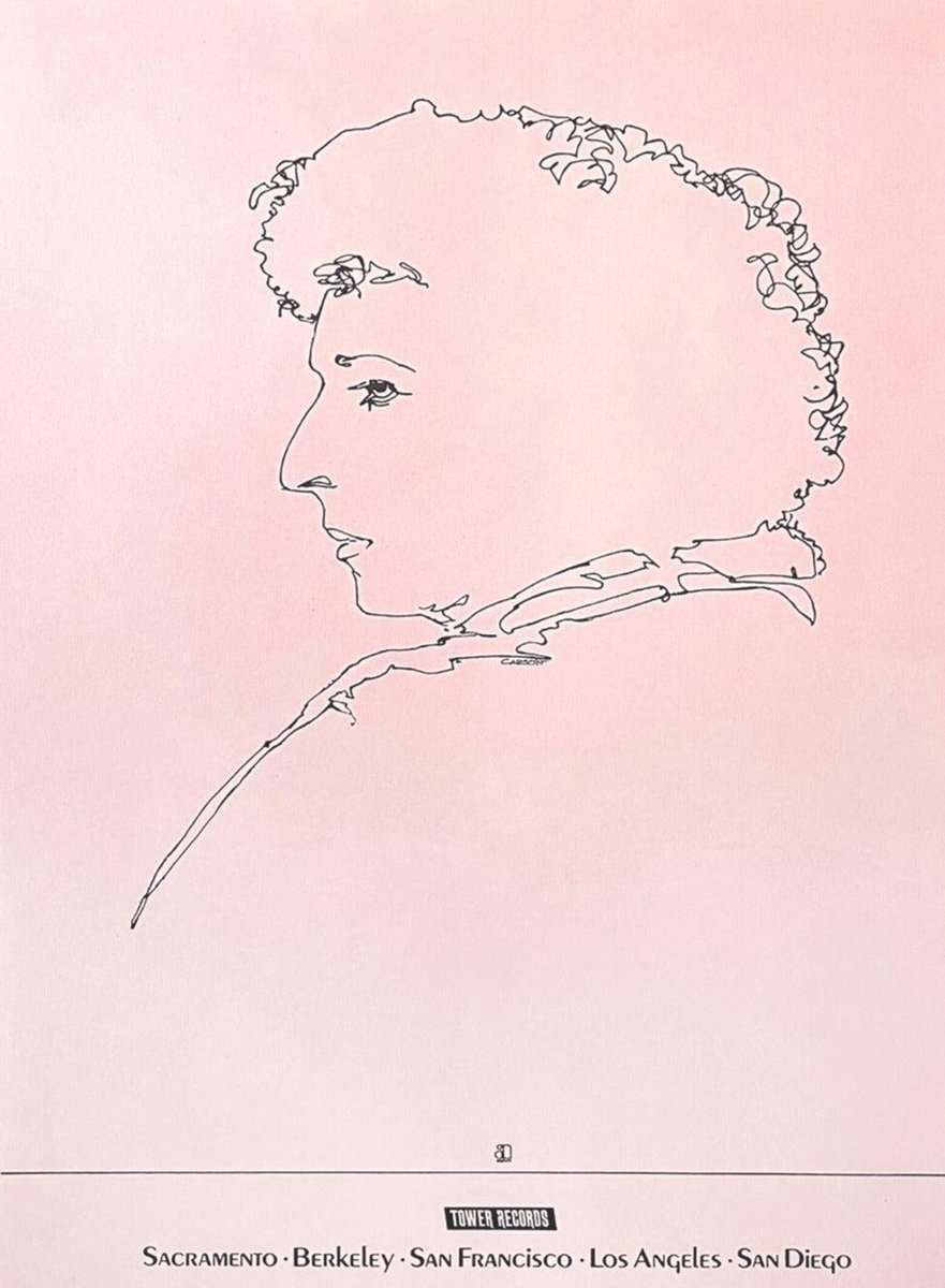 Bob Dylan Tower Records Pink Poster, 1970 for sale at Pamono