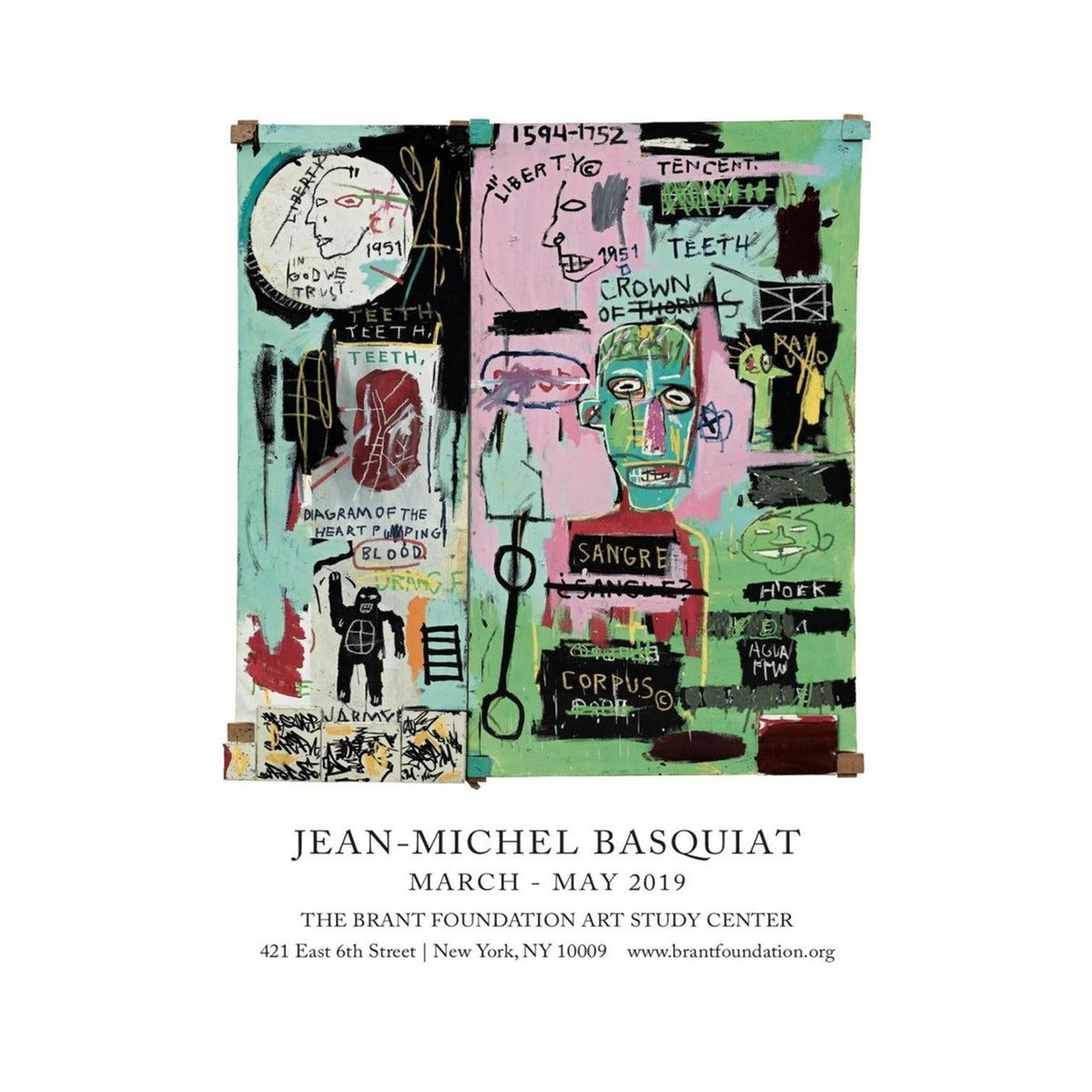 Jean-Michel Basquiat - Brant Foundation Poster, 2019 for sale at Pamono