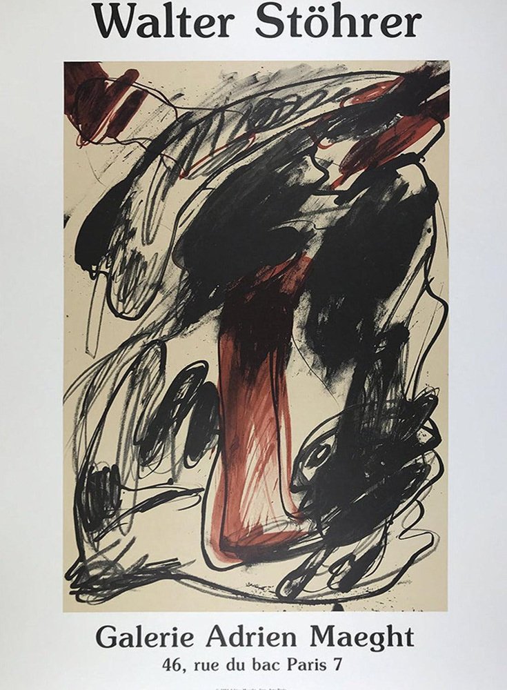 Walter Stohrer, 1984, Poster for sale at Pamono