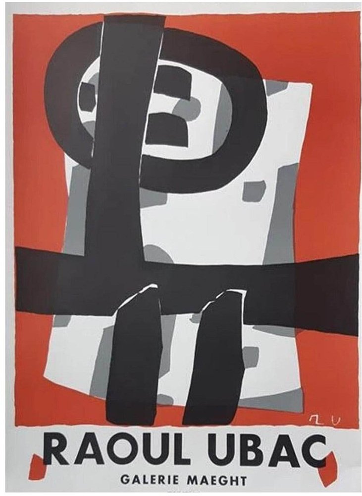 Raoul Ubac at Galerie Maeght, 1950, Poster for sale at Pamono