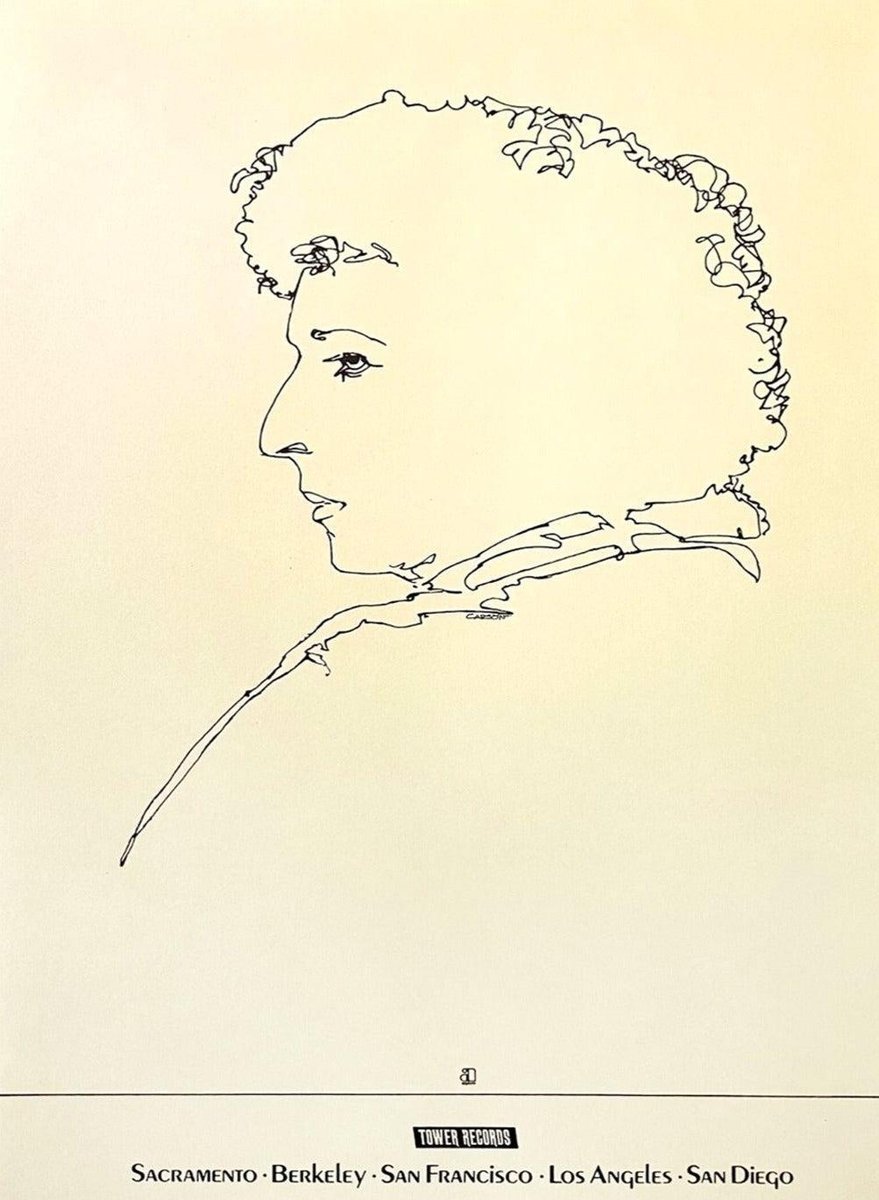 Bob Dylan at Tower Records Poster, 1970 for sale at Pamono