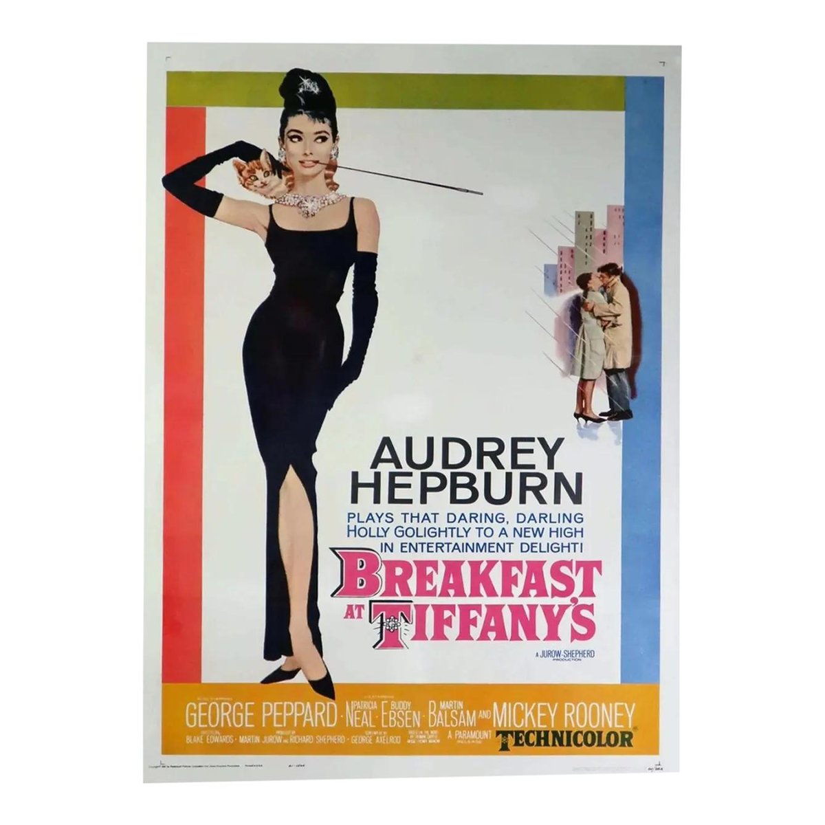 Breakfast at Tiffany's Poster, 1961 for sale at Pamono
