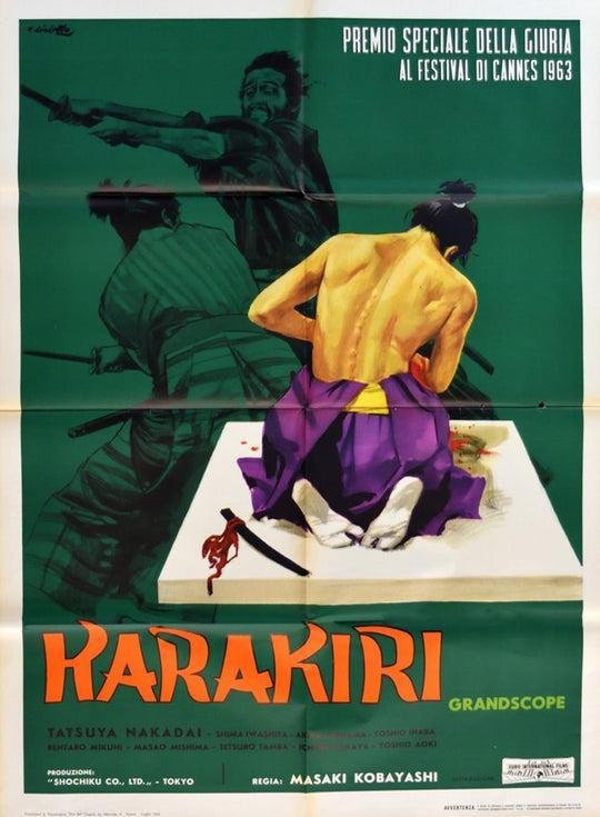 Italian Karakiri Poster, 1962 for sale at Pamono