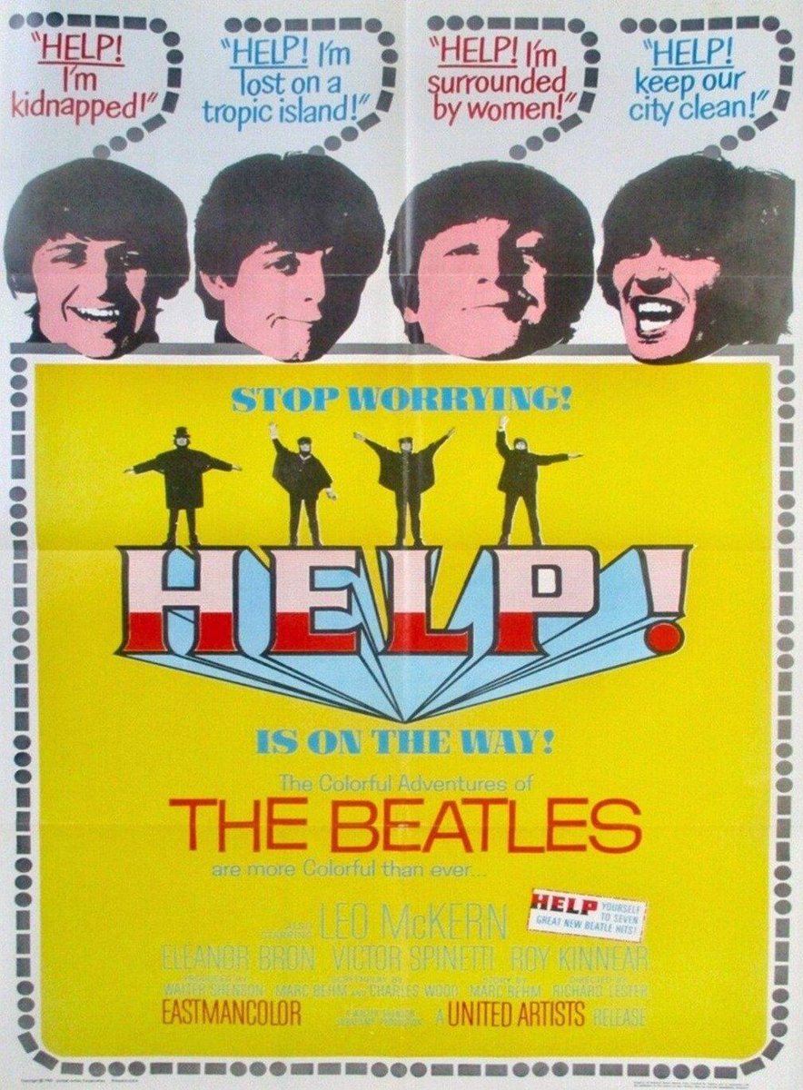 The Beatles Help! Poster, 1965 for sale at Pamono