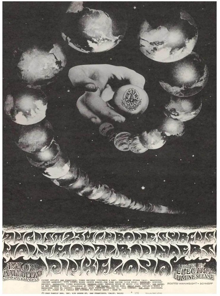 Pink Floyd in Avalon Ballroom Poster, 1968 for sale at Pamono