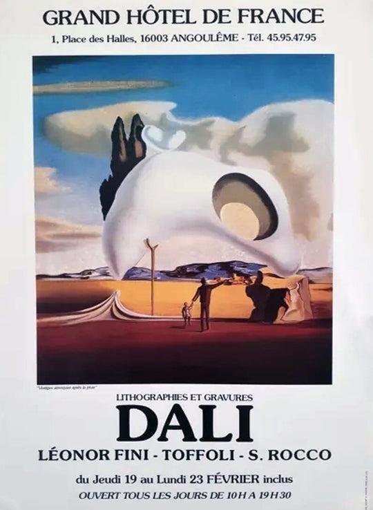 Salvador Dali Salt and Pepper Restaurant Poster, 1980 for sale at Pamono