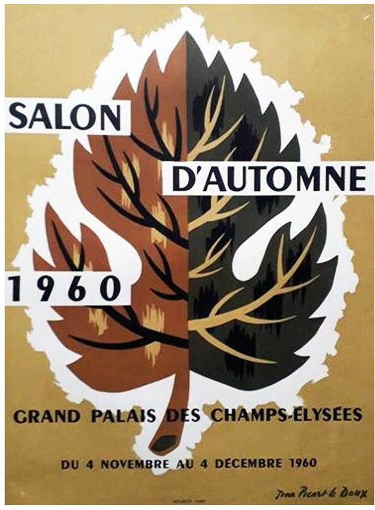 Autumn Salon Poster by Jean Picart Le Doux, 1960 for sale at Pamono