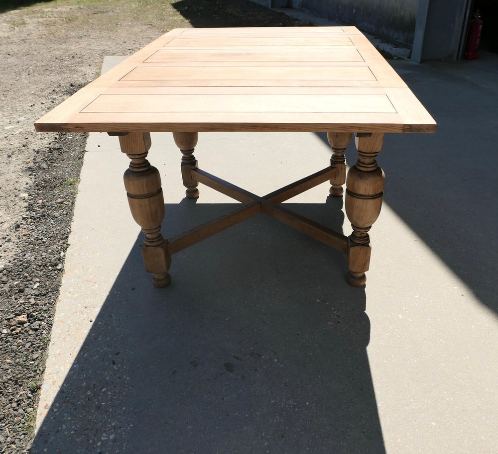 Small Oak Cottage Draw Leaf Table, 1930s for sale at Pamono