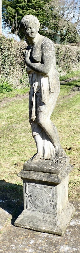 Large Weathered Garden Statue of Venus, 1900 for sale at Pamono