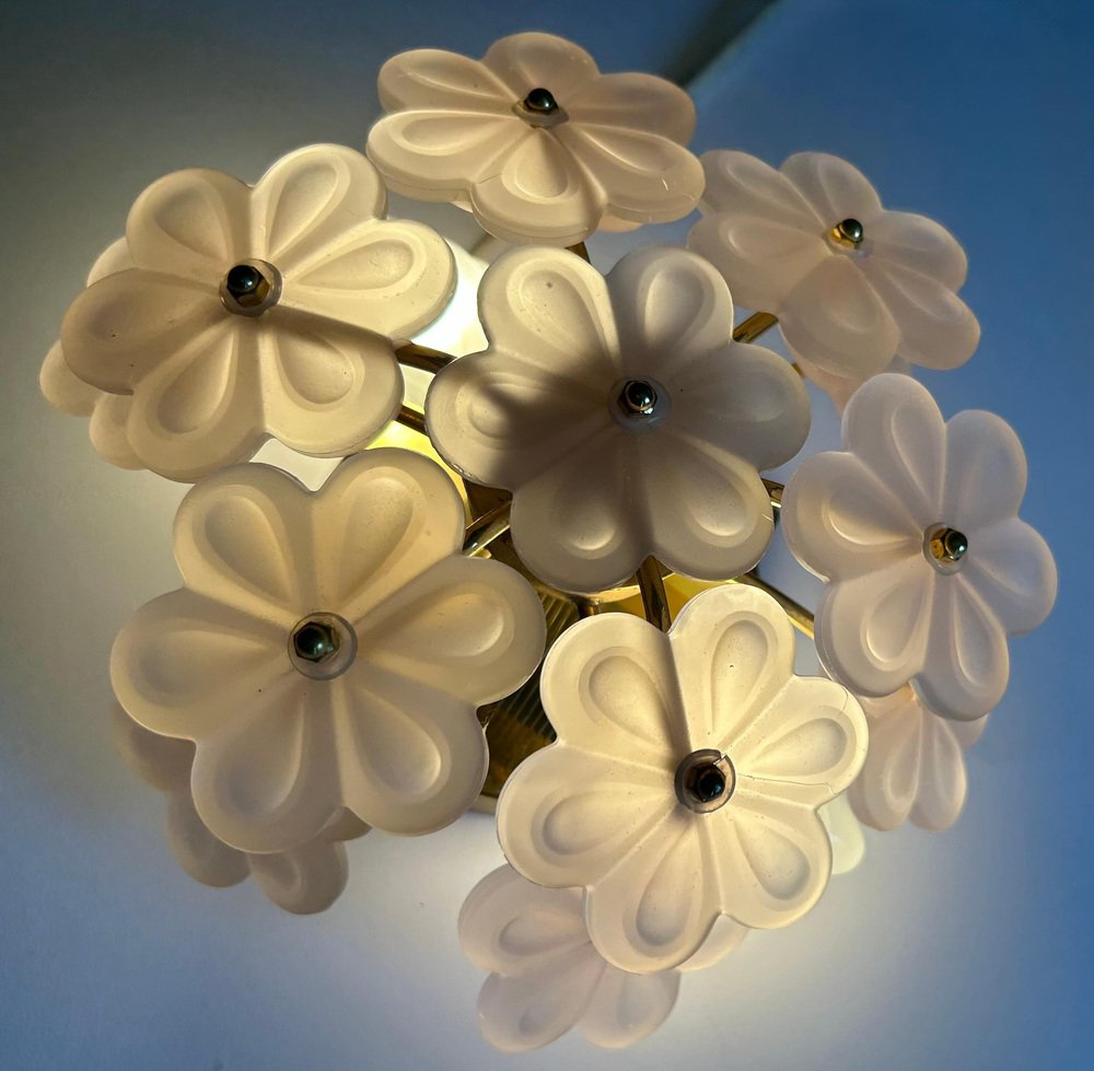 Ballerina Pink Wall Light in Murano Glass, 1980s for sale at Pamono