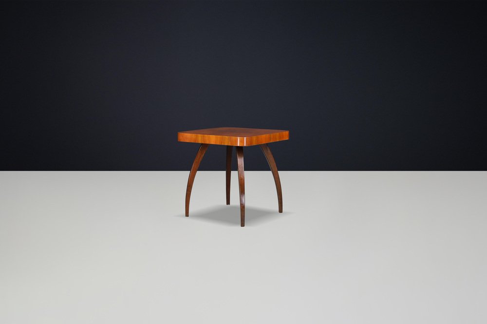 Art Deco Spider Table in Walnut attributed to Jindřich Halabala ...