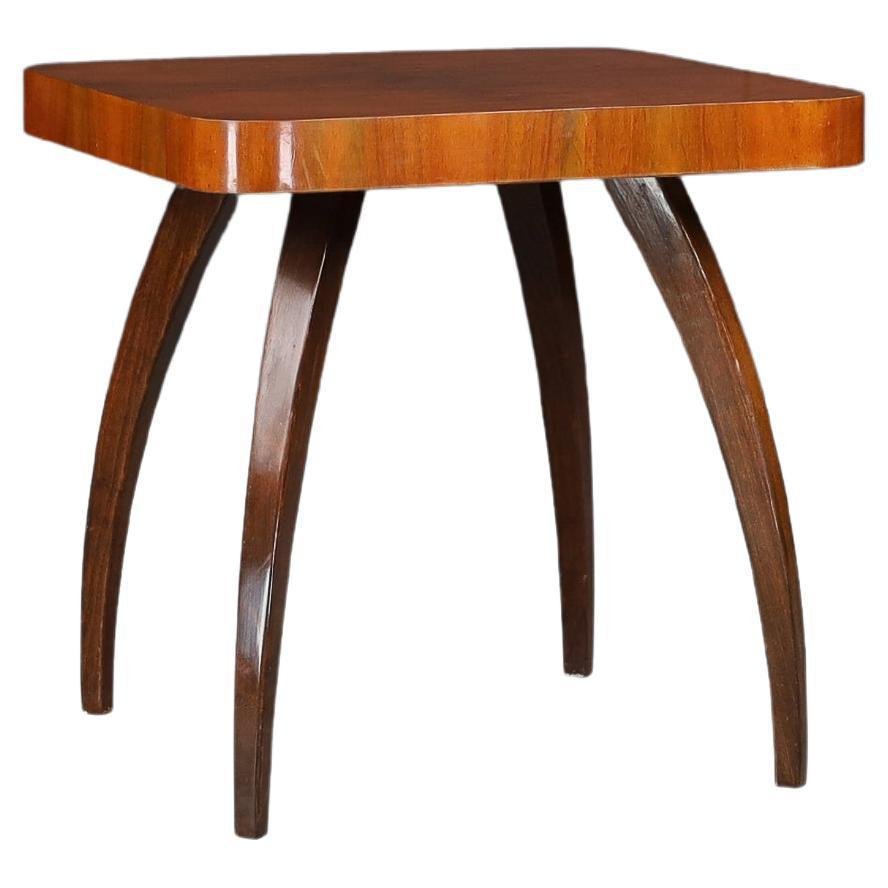 Art Deco Spider Table in Walnut attributed to Jindřich Halabala ...