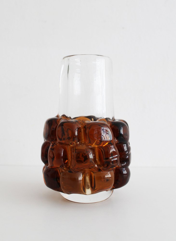 Vintage Flower Vase by Frantisek Vizner for Skrdlovice, 1970s for sale ...