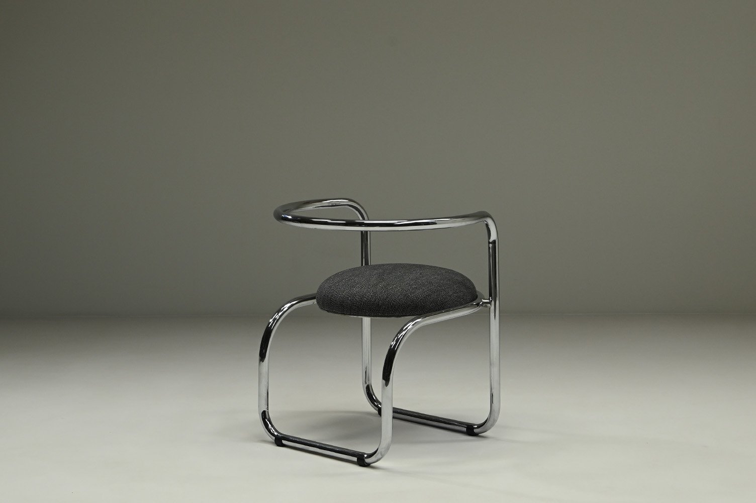 Set of Italian Chrome Side Chairs, 1970s for sale at Pamono