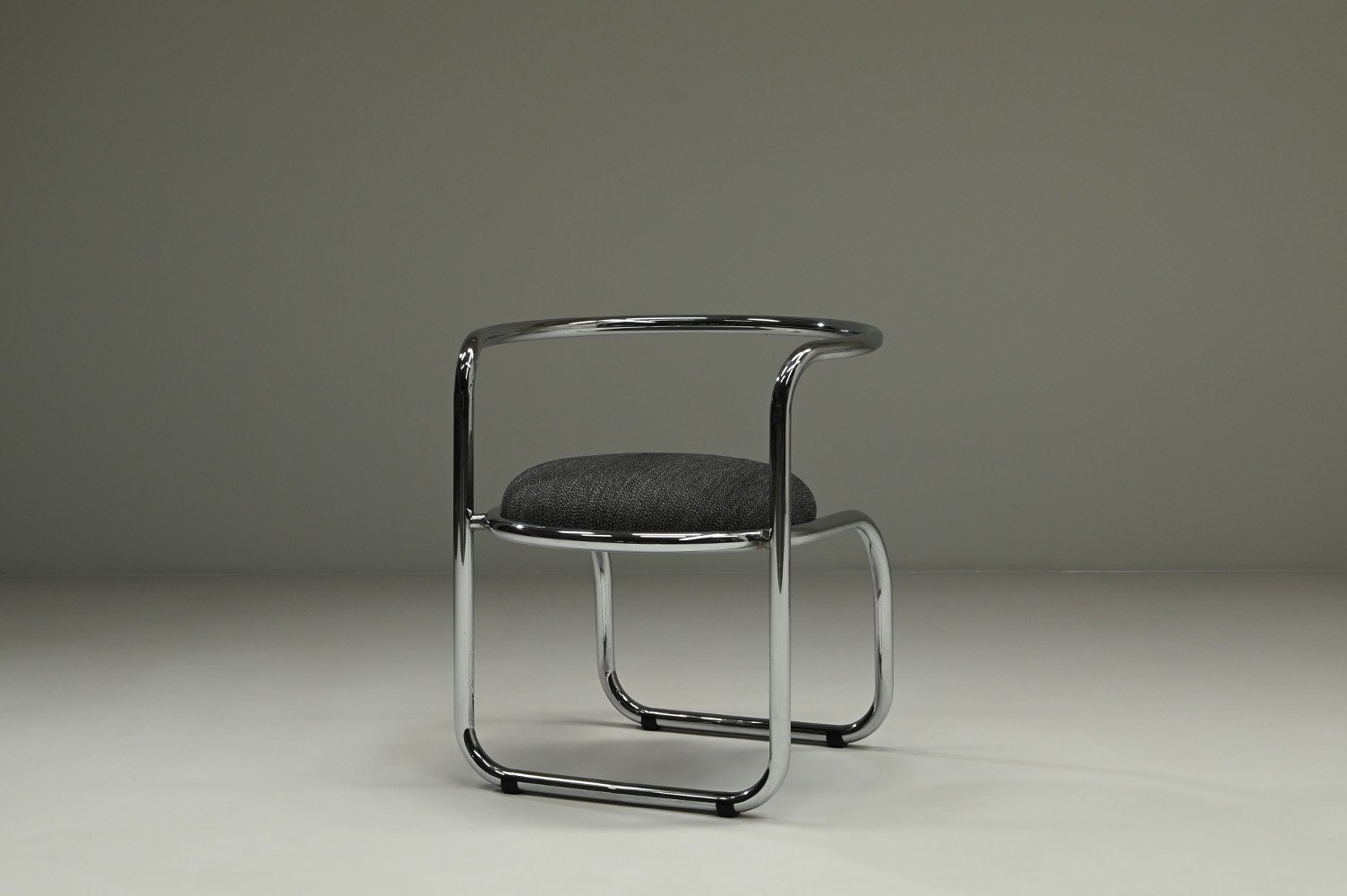 Set of Italian Chrome Side Chairs, 1970s for sale at Pamono