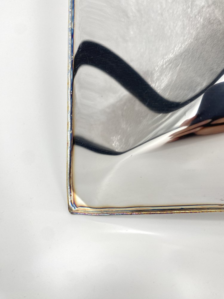 Pop-Style Metal Cushion in Chrome-Plating for sale at Pamono