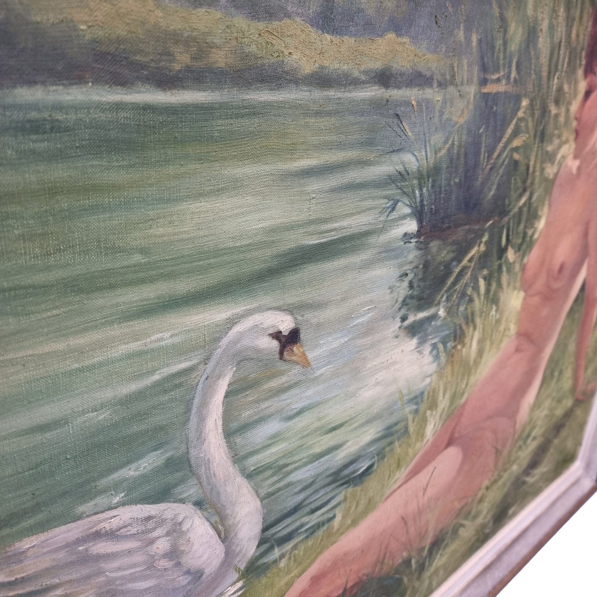 Leda und der Schwan, 1956, Öl auf Leinwand bei Pamono kaufen