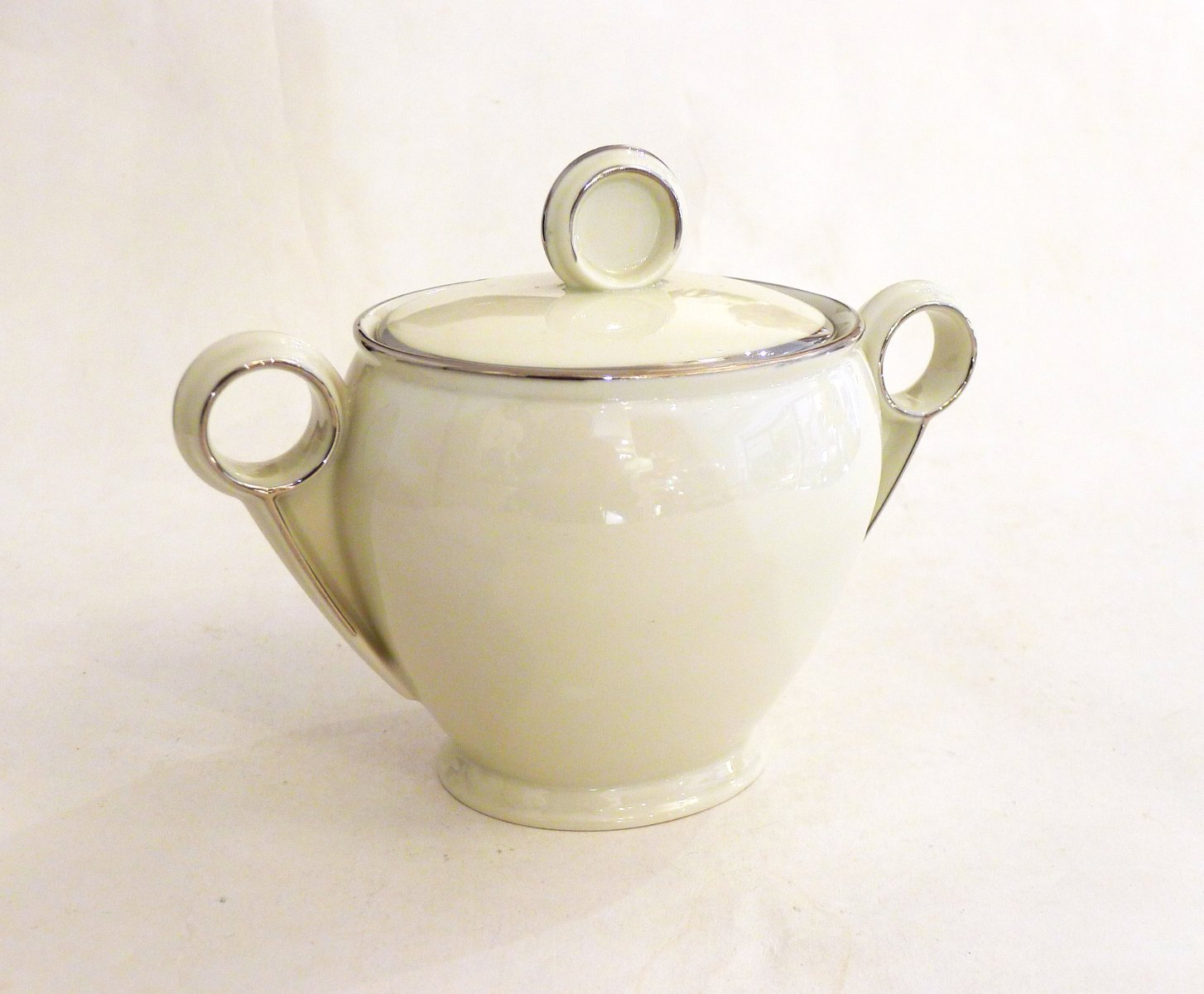 Art Deco Nancy Sugar Bowl from Pirken Hammer, Former Czechoslovakia ...