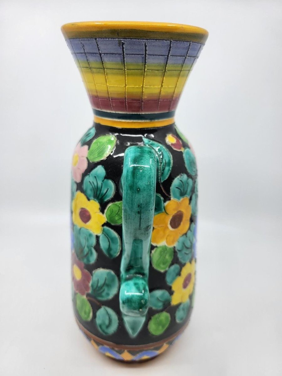 French Riviera Ceramic Vase from Cerazur Monaco, 1970s for sale at Pamono