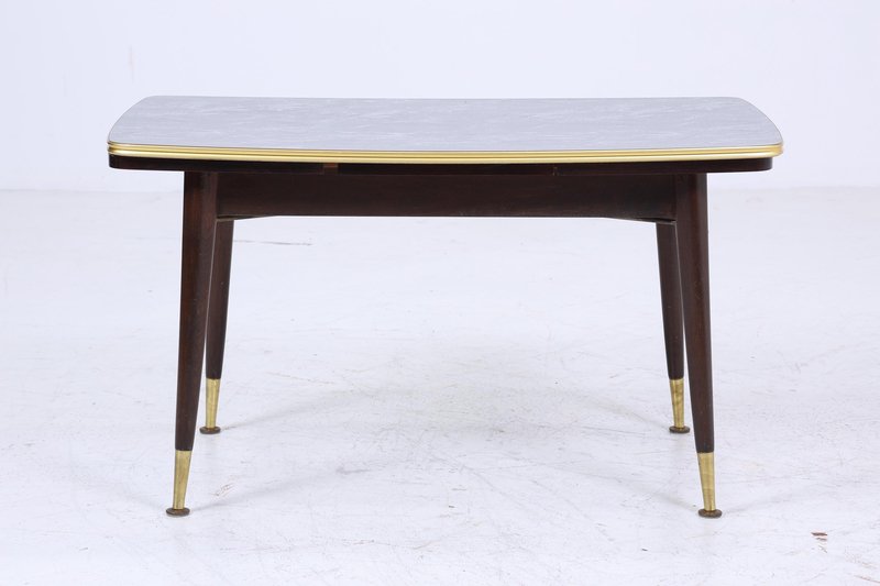 Mid-Century Extendable Dining Table in Formica, 1970s for sale at Pamono