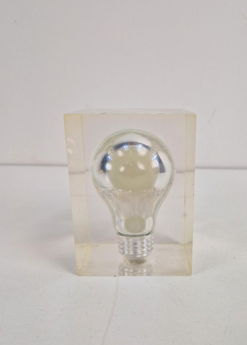 French Pop Art Ampoule Light Bulb in Acrylic Glass by Pierre Giraudon ...