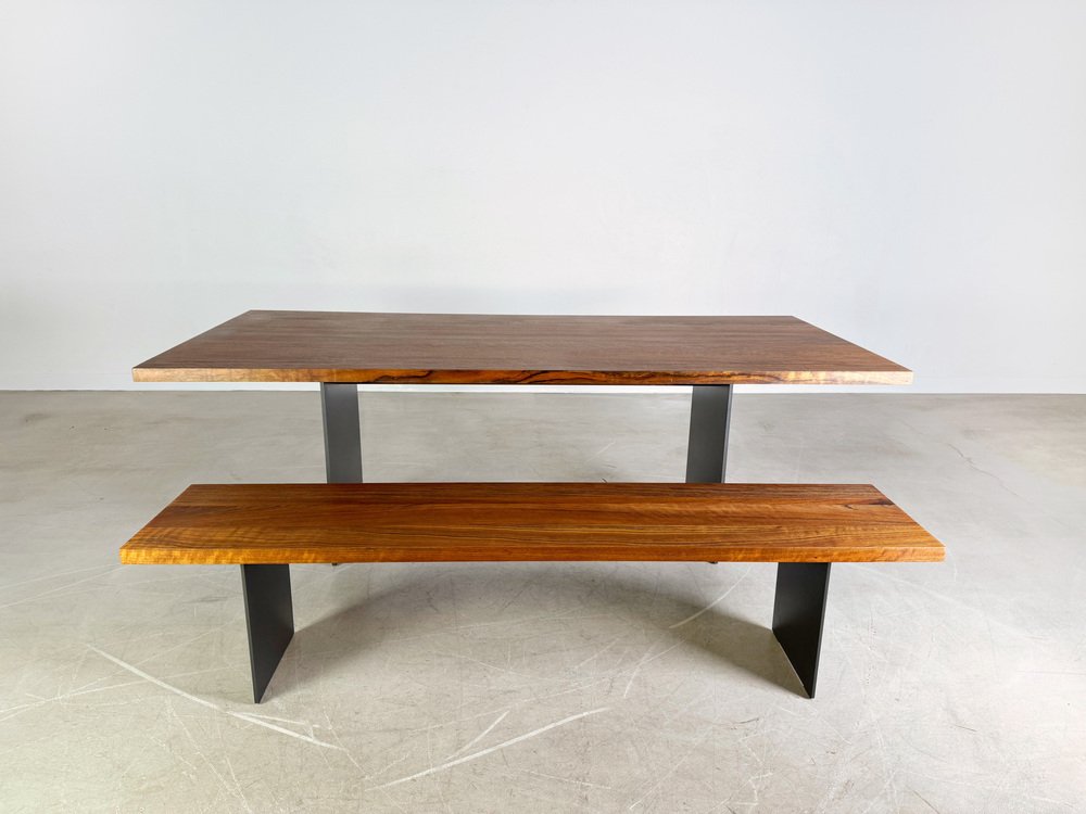 Dining Table & Bench SC 41 in Walnut by Janua Christian for ...
