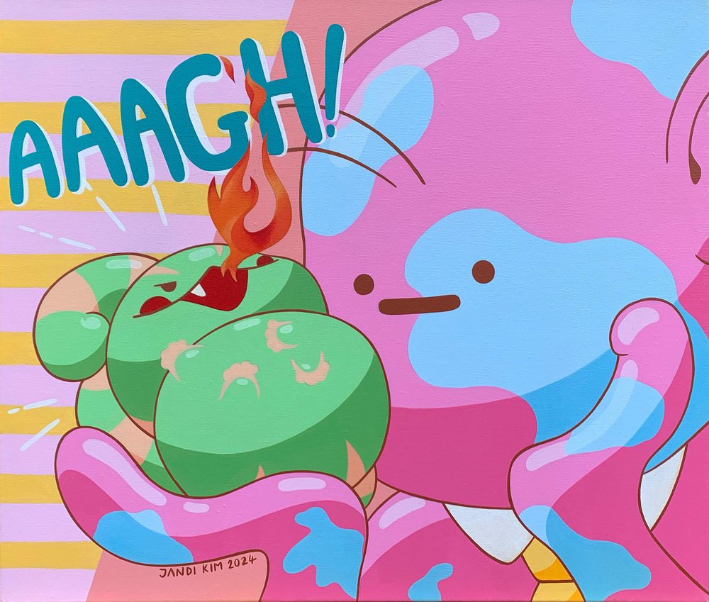 Kim Jandi, Cool, 2024, Acrylic on Canvas for sale at Pamono