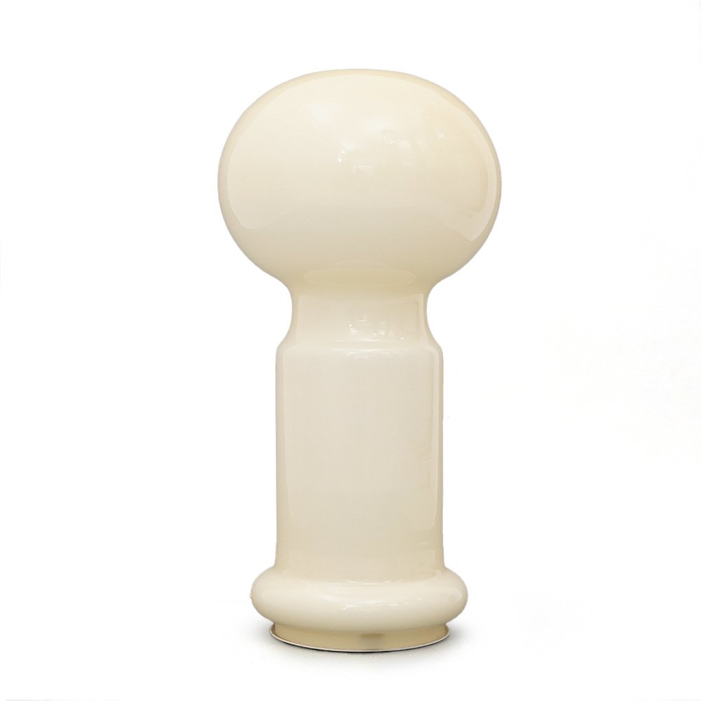 White Glass Table Lamp 1970s For Sale At Pamono 6744