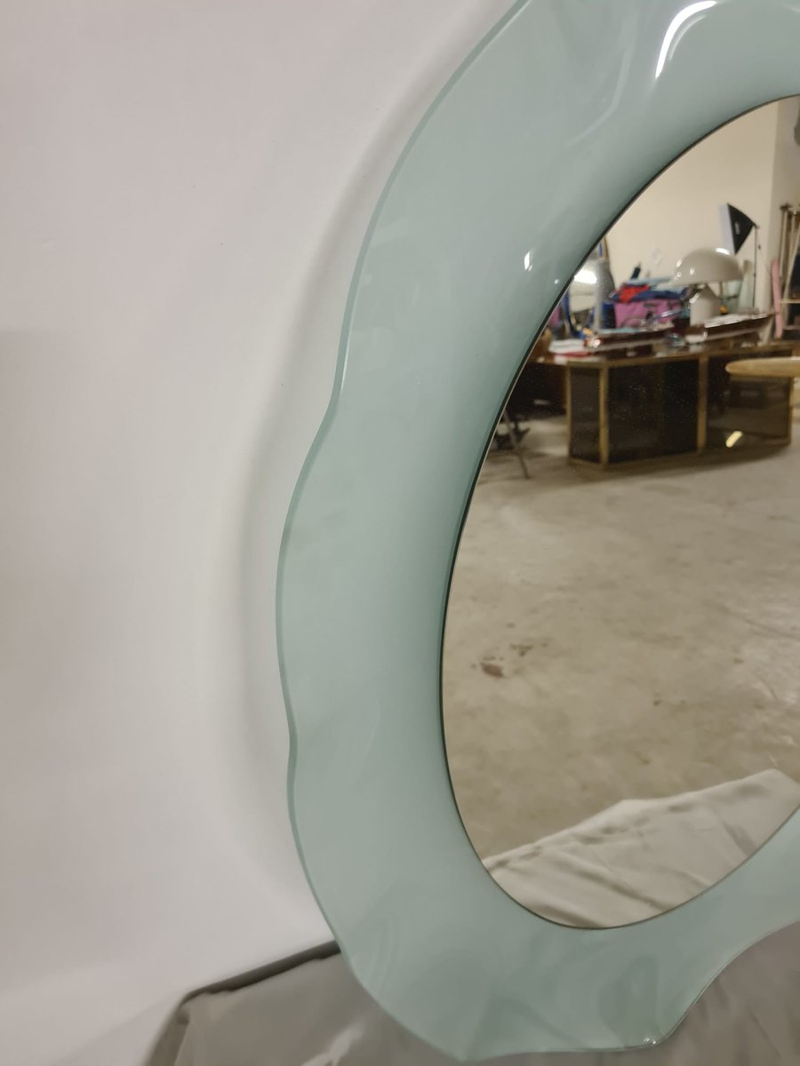 Specchio modello Onda attribuito a Nanda Vigo per Glas Italia in ...