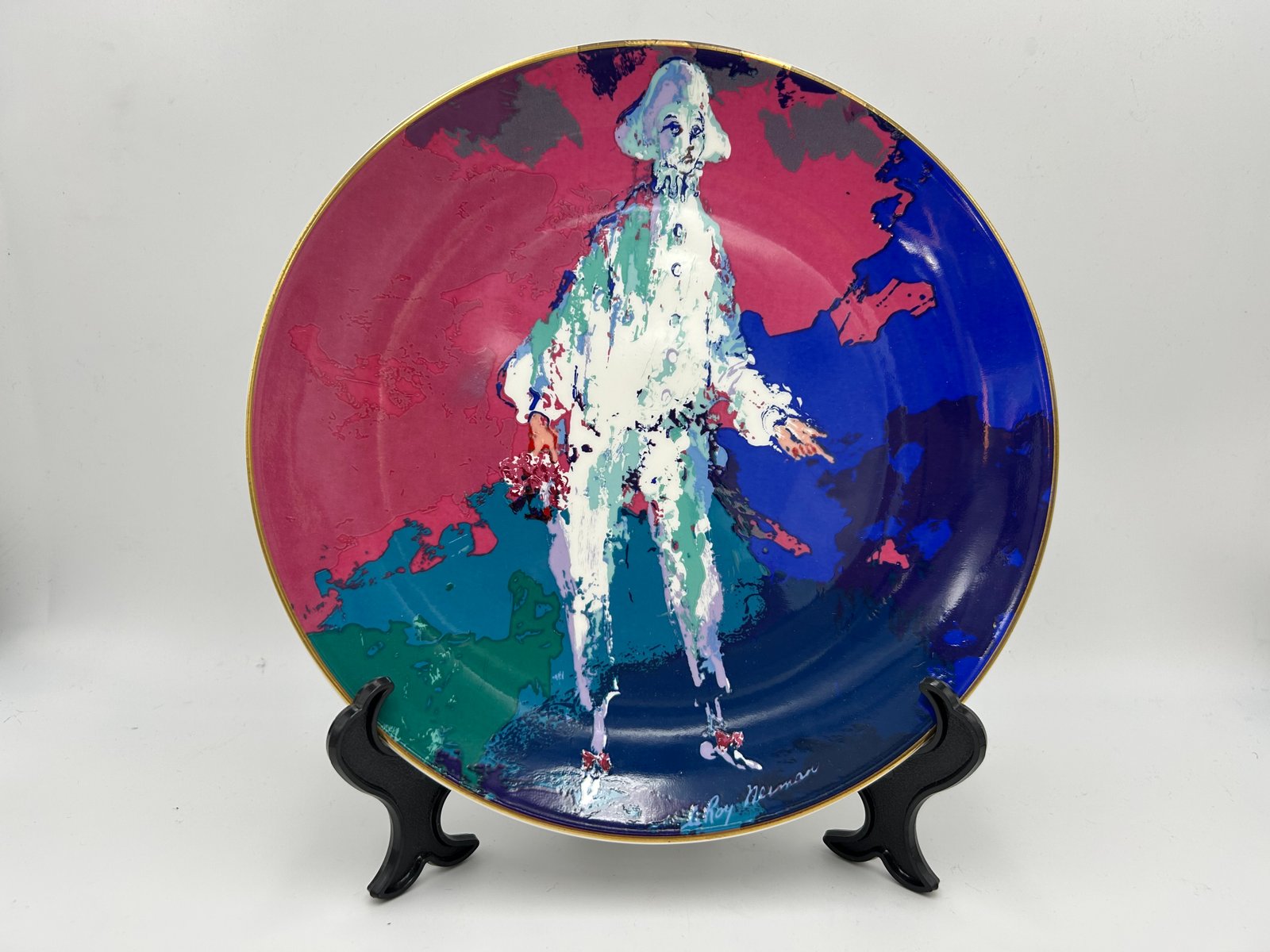 Pierrot Decorative Plate Limited Series by Le Roy Neiman for Royal ...