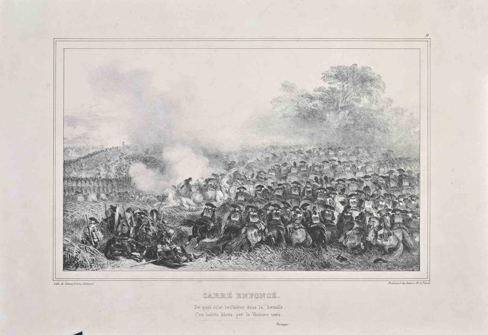 Auguste Raffet, Square Drives, Lithograph, Late 19th Century for sale ...