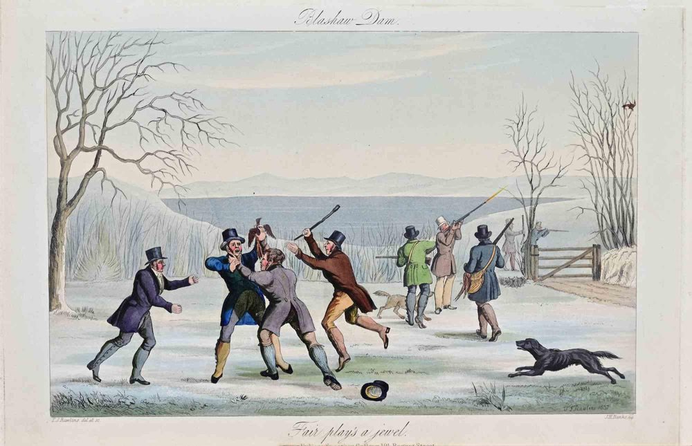 Joseph Banks, Blashaw Dam, Etching, 1837 for sale at Pamono