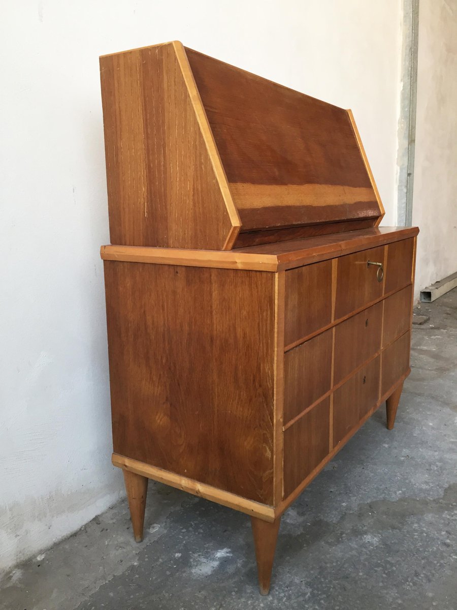 Mid-Century Italian Secretaire for sale at Pamono
