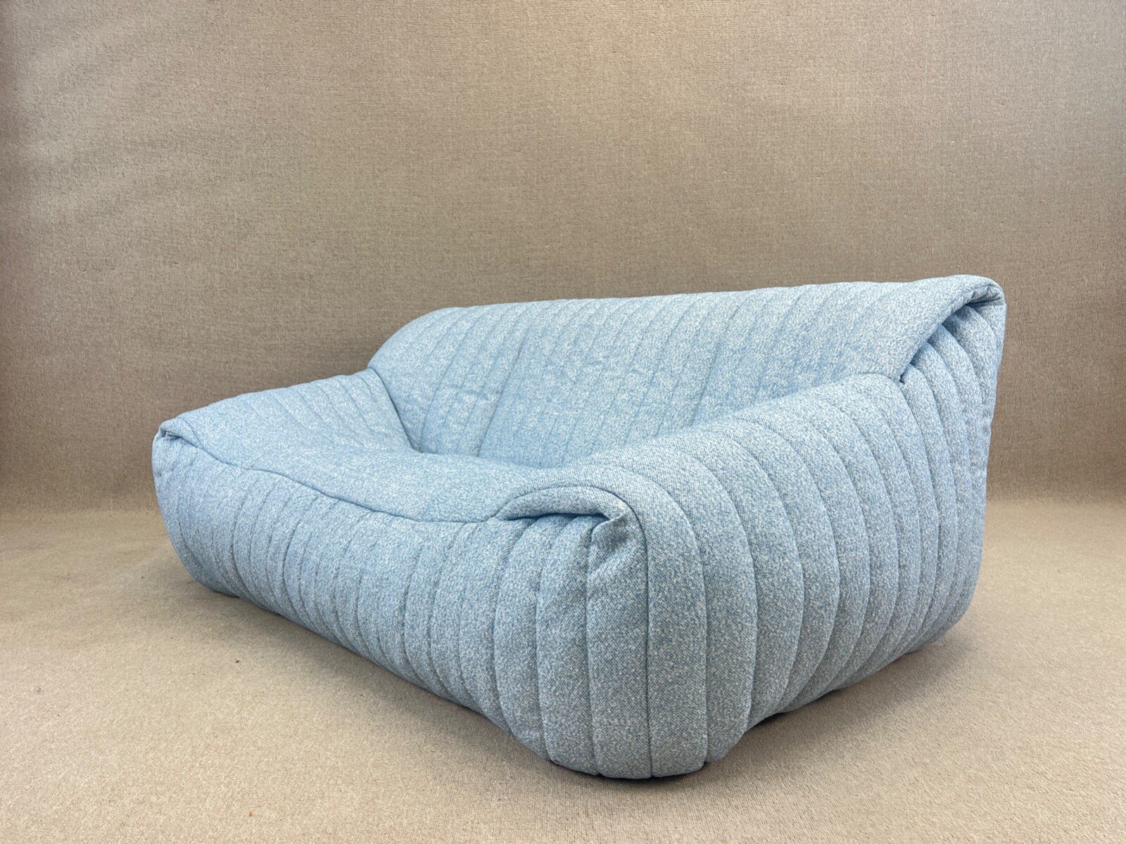 Light Blue Two-Seater Sandra Sofa by A. Hieronimus for Cinna, 1980s for ...