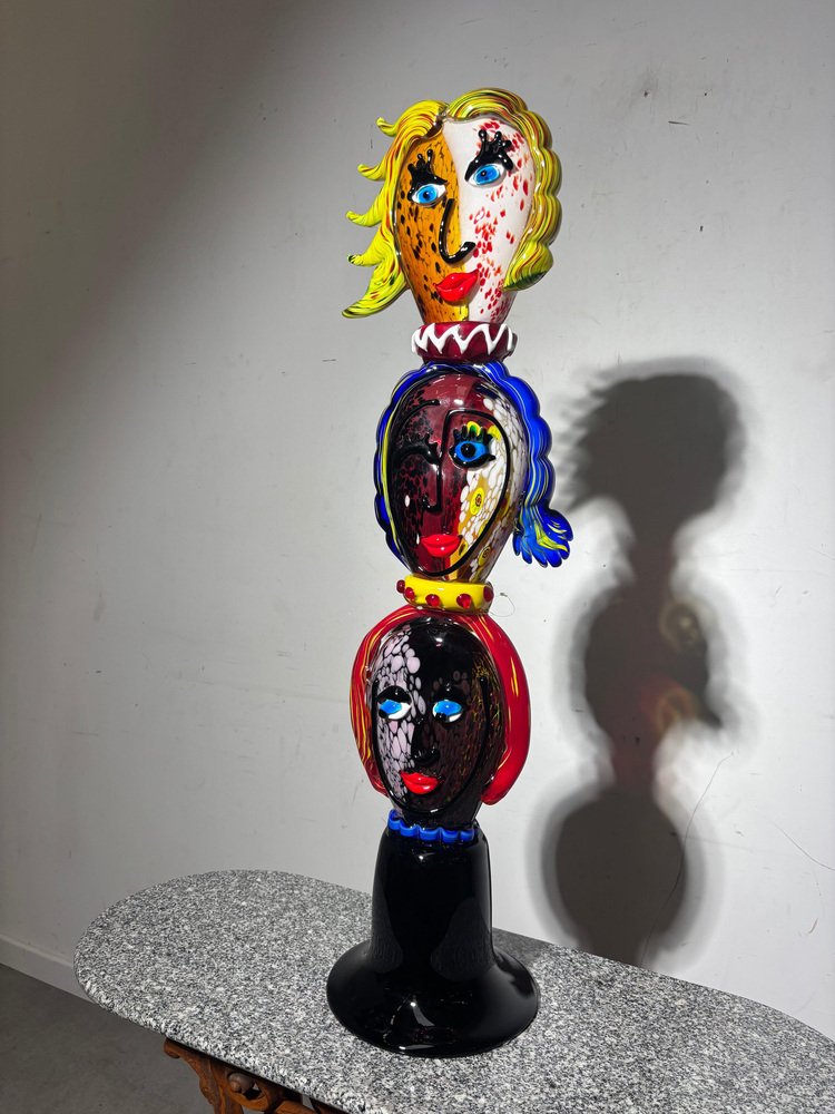 Murano Glass Abstract Figure for sale at Pamono