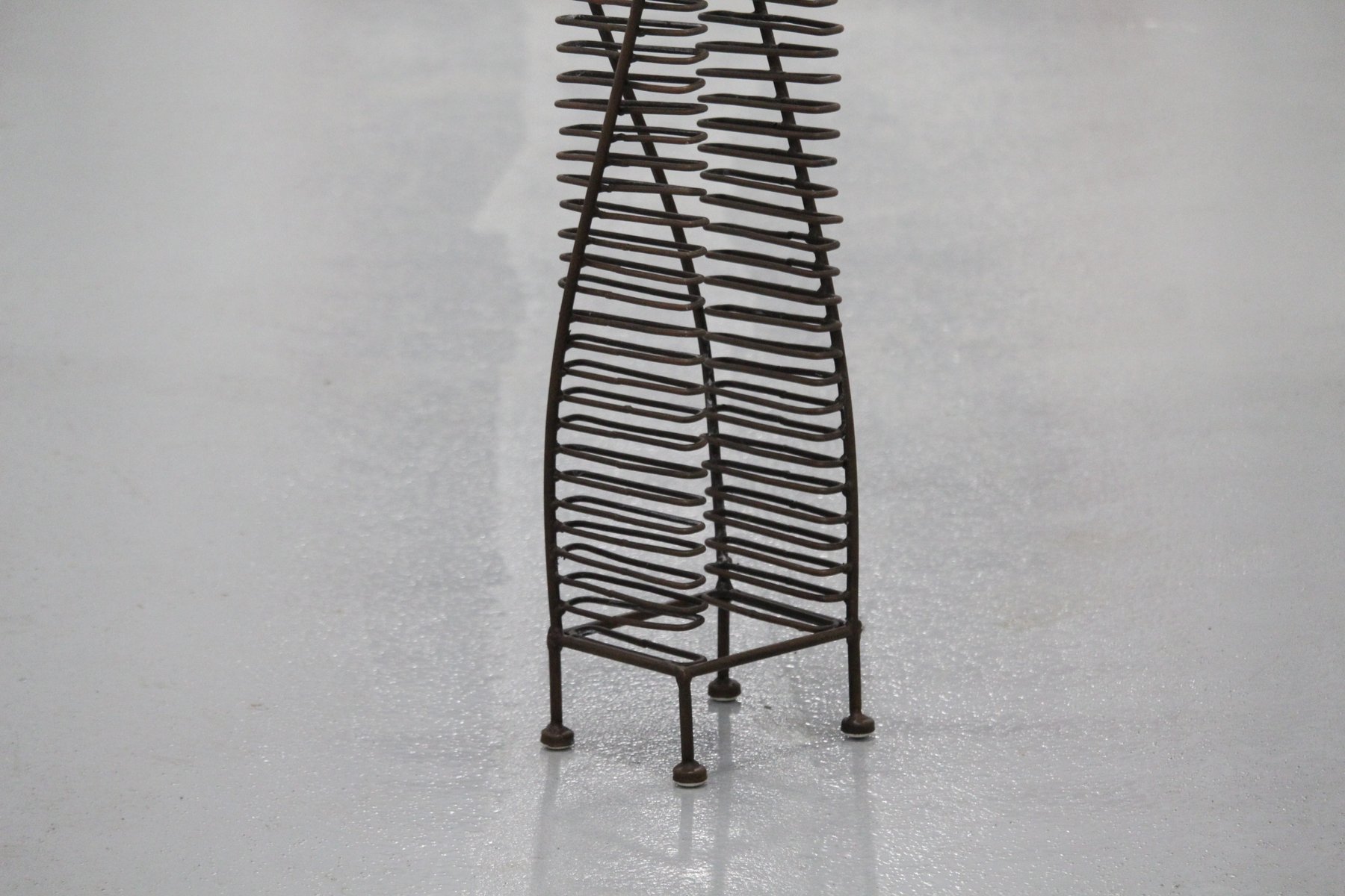 Wrought Iron CD Holder, 1990s for sale at Pamono