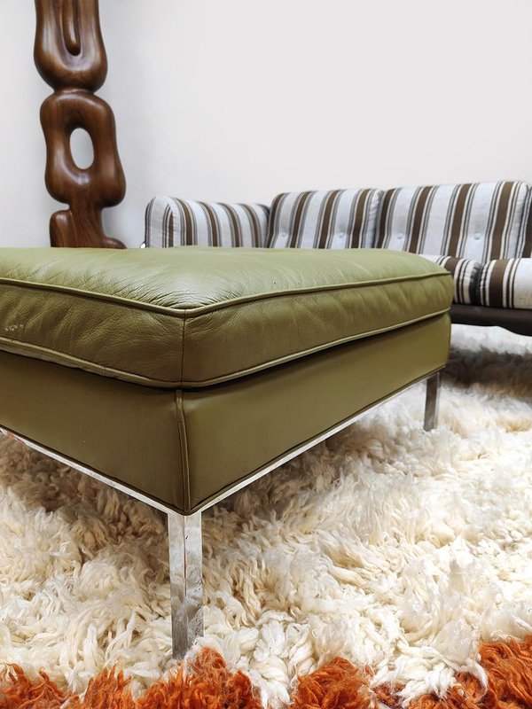 Dutch Leather 905 Ottoman from Artifort, 1970s for sale at Pamono