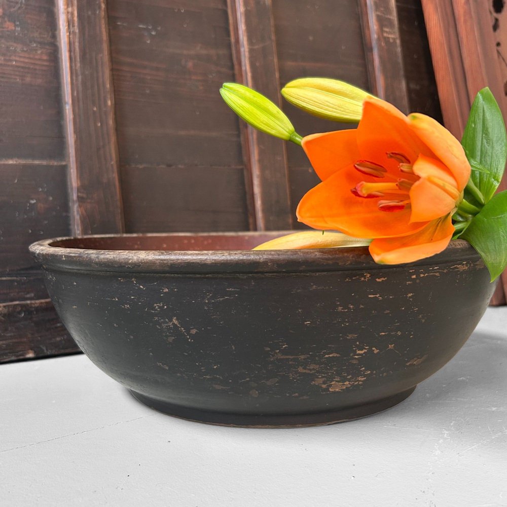 Traditional Japanese Wooden Mixing Bowl, 1912 for sale at Pamono