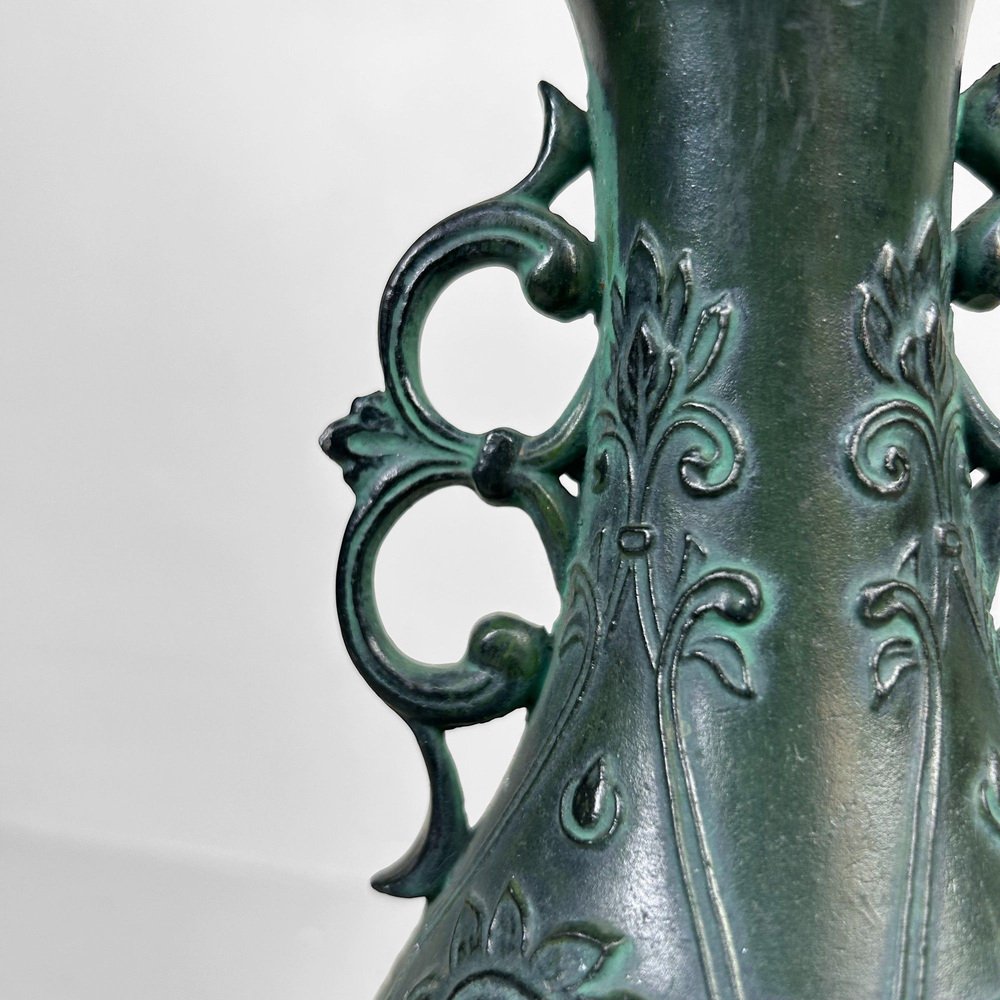 Japanese Takaoka Ikebana Vase, Metalcraft, 1950s for sale at Pamono