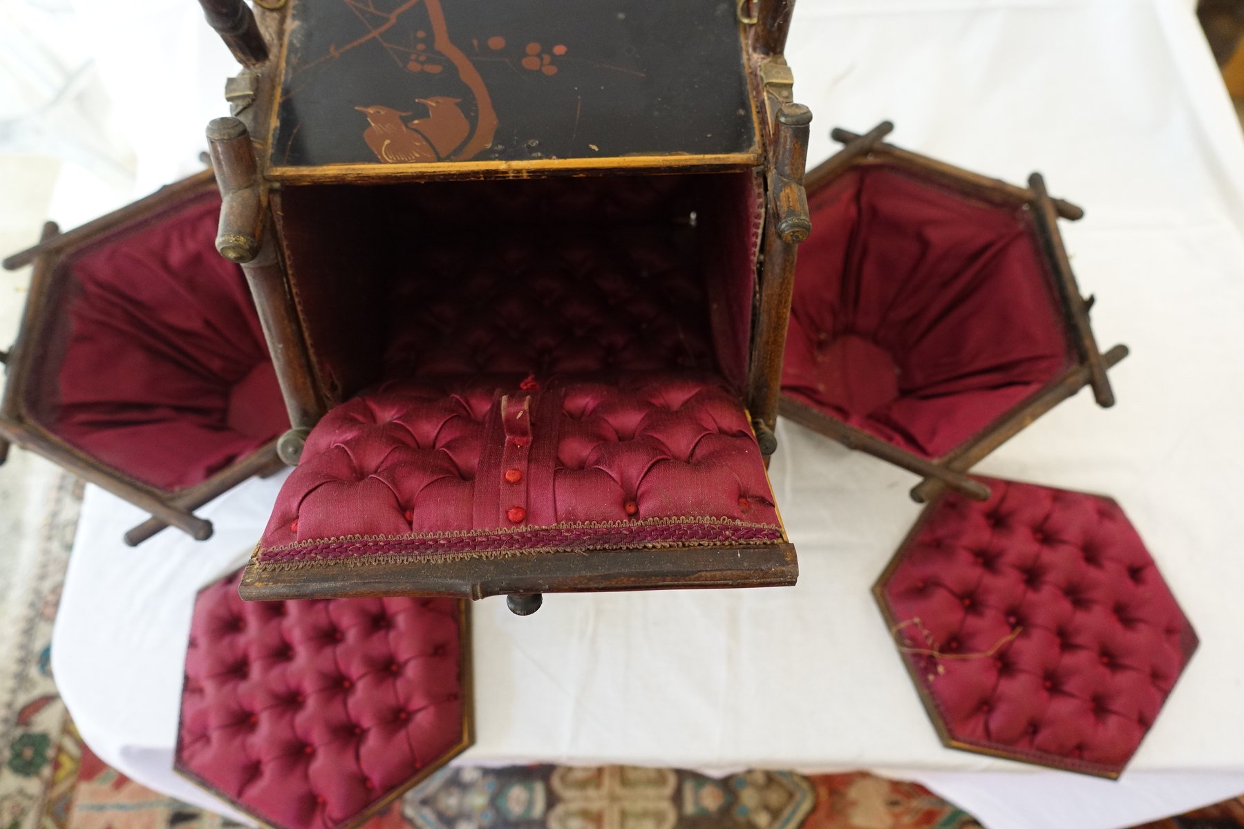 Antique Japanese Sewing Furniture for sale at Pamono