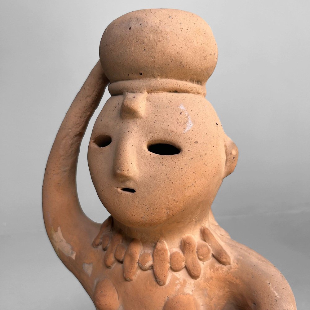 Japanese Haniwa Terracotta Water Carrier Sculpture, Miyazaki, 1940s for ...