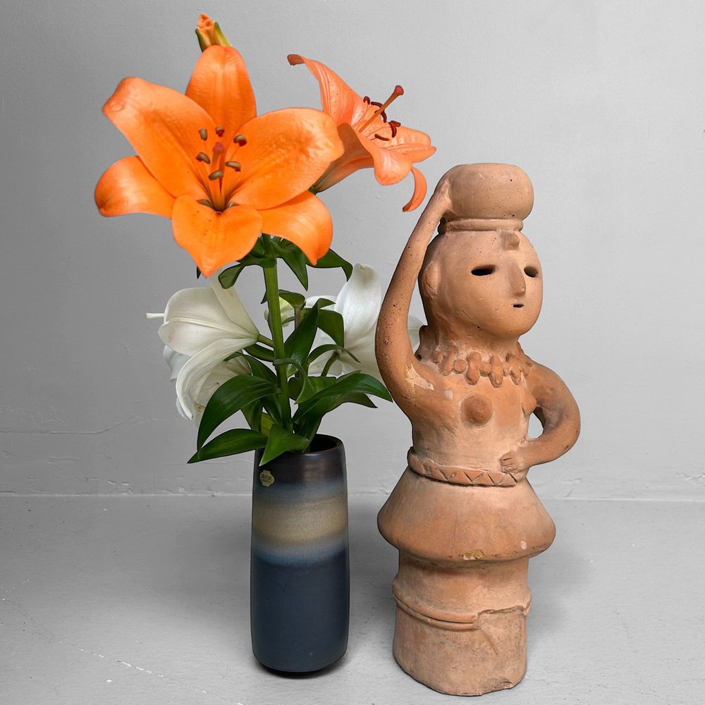 Japanese Haniwa Terracotta Water Carrier Sculpture, Miyazaki, 1940s for ...