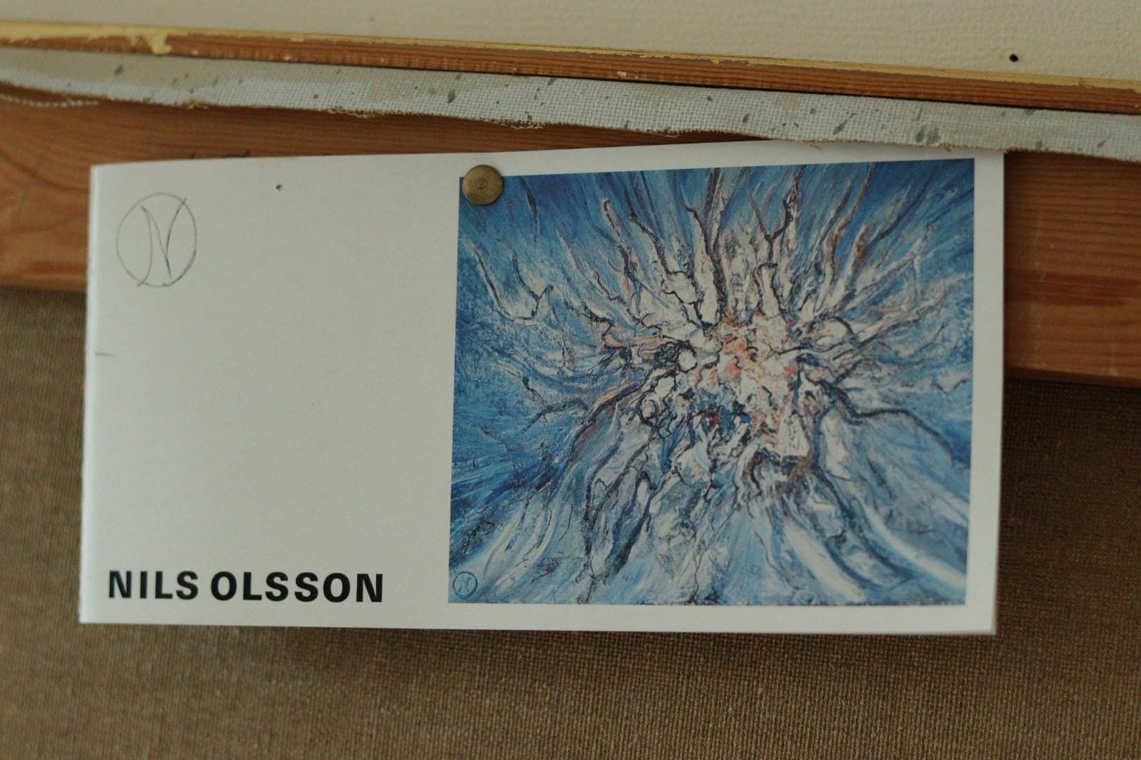 Nils Olsson, Landscape, 1960s, Oil on Canvas for sale at Pamono