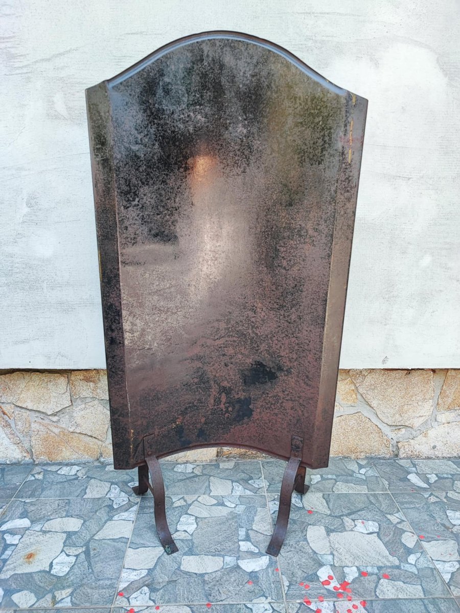 Art Nouveau Fireplace Screen, 1890s for sale at Pamono