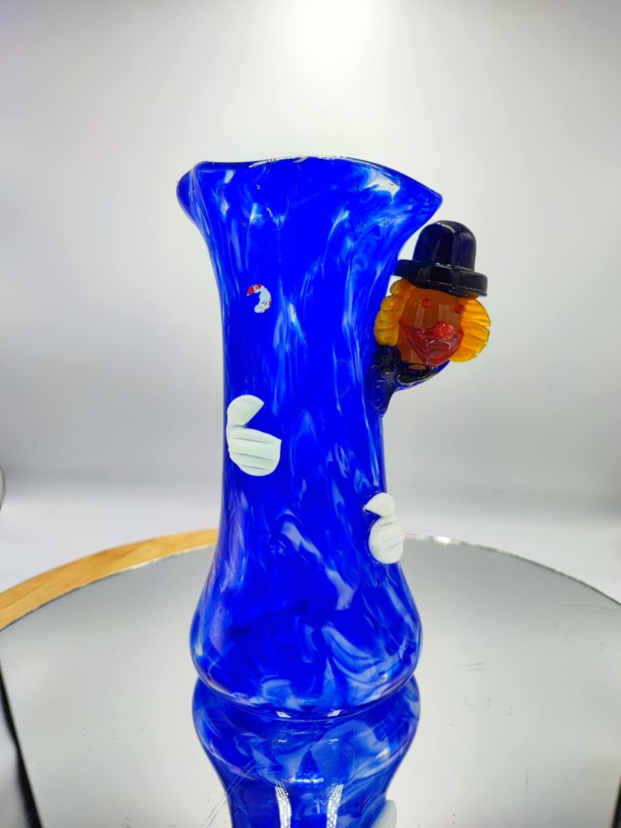 Murano Glass Clown Vase, 1970s for sale at Pamono